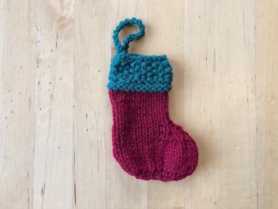 Stocking Ornament Pattern – Cushion of Joy