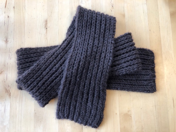Fisherman’s Rib Scarf Pattern – Cushion of Joy