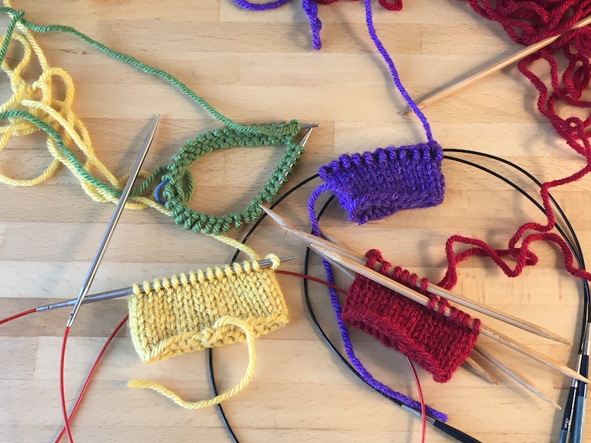 Introduction to Knitting in the Round – Cushion of Joy